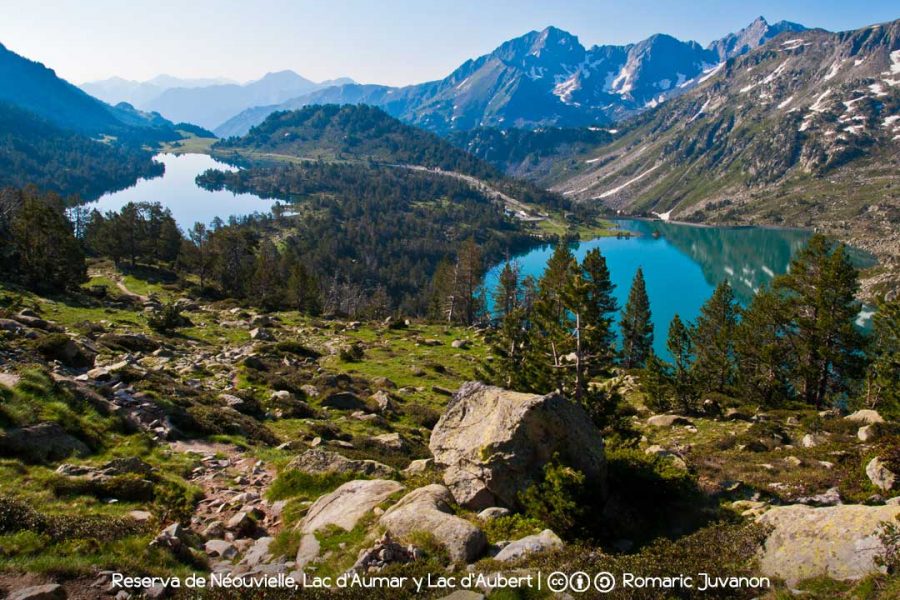 Macizo del Néouvielle, lagos y lagunas en magníficos paisajes de granito